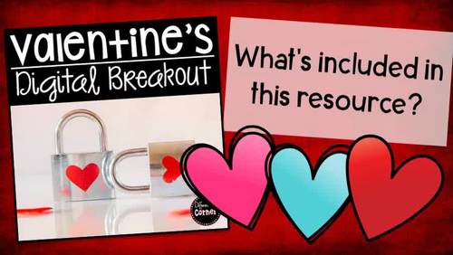 Valentine's Day Escape Room Breakout Activity Digital Escape Room