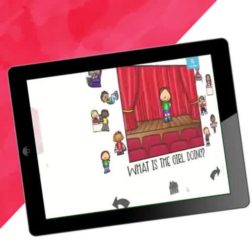 Everyday Actions Themed Boom Cards™️ Part 2 by The Chattering Speechie