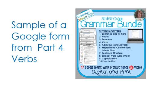 5th-6th Grades: Part 1 Sentence and Its Parts--Grammar Wired! | TPT