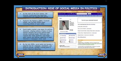 Social Media In Modern Politics Powerpoint. L100. January 6th US ...