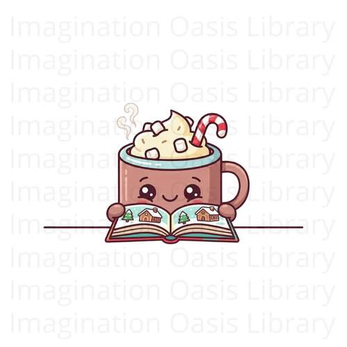 Winter Hot Cocoa Clipart for Classroom Decor and School Supply Projects