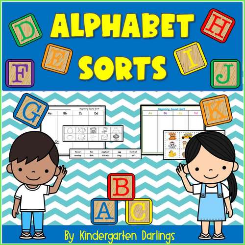 Alphabet Sorts and Beginning Sound Sorts Printable Activities for ...