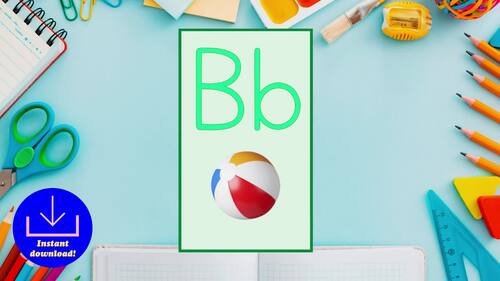 Alphabet Flash Cards | Letter Sound Practice - Classroom or Homeschool Use!