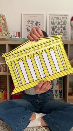 Ancient Greece Project Activity | Parthenon 3D Craftivity | Ancient ...