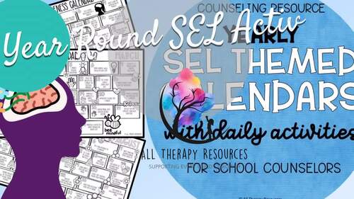 Social Emotional Learning Activities Calendar - School Counseling