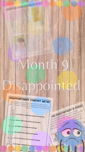 SEL Unit Feeling Disappointed — Emotional Awareness Activities — 1st ...
