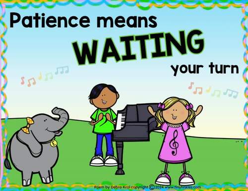 Class Expectations Patience Poem for Music POSTERS by PIANO Tiny Tinkles