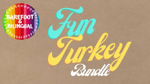 Fun Turkey Clipart Bundle | Thanksgiving Clip Art | TPT