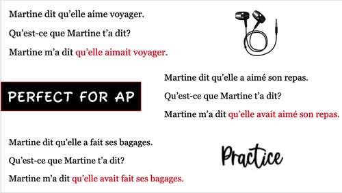 French Matching Tenses #1 - La Concordance Des Temps - French AP ...