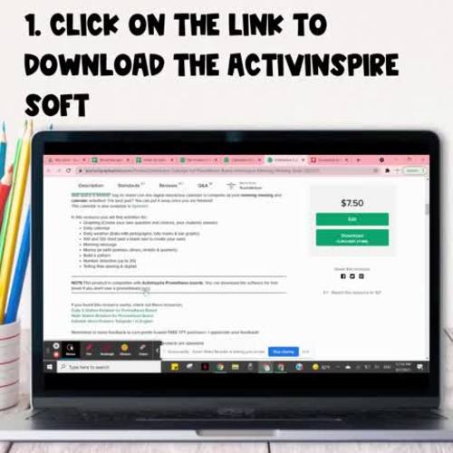 Interactive Calendar for Promethean Board | ActivInspire | Morning ...