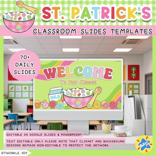 St. Patrick's Day Daily Slides | Editable Google Slides, PowerPoint ...