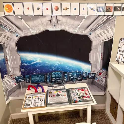 Space Station Dramatic Play Printables - Outer Space Pretend Astronauts ...