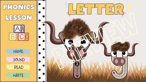 Phonics A-Z PowerPoint Bundle - Name, Sound, Read & Write (Workshop Model)