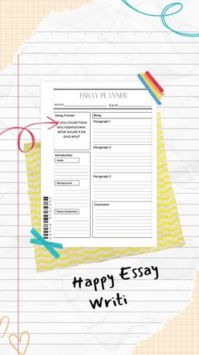 40 4th grade Essay Prompts with Planners and Lined Paper PDF download