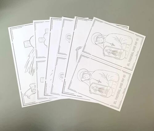 Divine Mercy Sunday Color and Pray Coloring Pages Activity No Prep ...