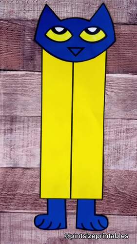EDITABLE Pete the Cat Four Groovy Buttons Name Craft | Book Companion ...