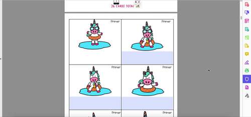 *EDITABLE* Sight Word Game: Unicorn Scrambled Sight Words Activity