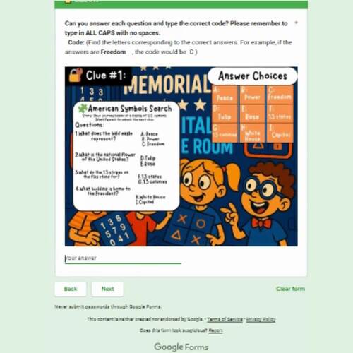 Memorial Day Digital Escape Room | Honoring Heroes Mission |Print ...