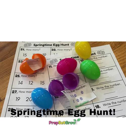 Kindergarten and 1st Grade Counting and Numbers to 20 Springtime Easter ...