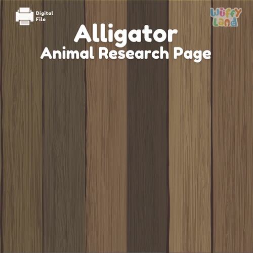 Alligator Life Cycle & Animal Research Bundle | Real Images Science ...