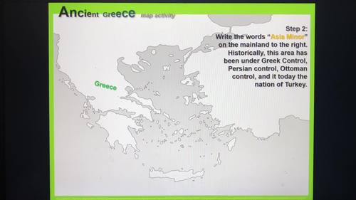 Ancient Greece Map Activity: Fun, engaging follow-along 23-slide PPT