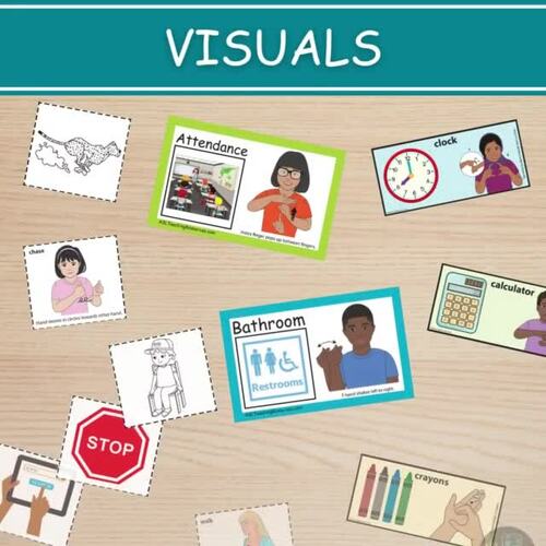 Sign Language Classroom Printable Bundle Decor Communication Class ...