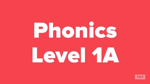 Phonics 1A - Introducing Letters A - M by TELP -The Early Learning Program