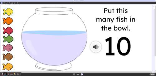 Goldfish Math Flashcards and Activity Mats: Reading & Counting Numbers 0-31