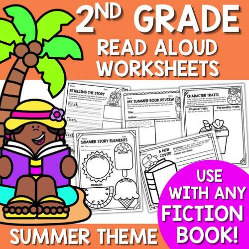 Summer Read Aloud Response Worksheets | 2nd Grade Reading Activities ...