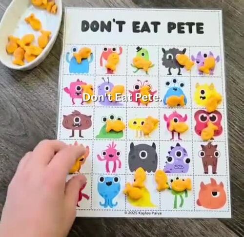“Don’t Eat Pete” Speech Therapy Game | Monster Edition by Kaylee Paiva