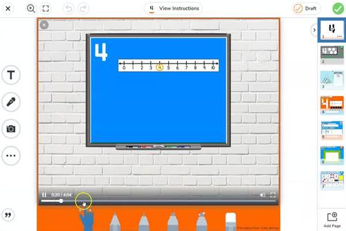 Seesaw Digital Math Centers: Numbers & Counting 0-10 - Distance Learning