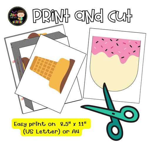 Ice Cream Bulletin Board Kit | Summer Classroom Decor | Editable Display