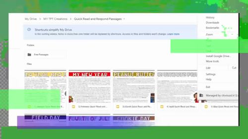 12-Month Reading Passages Bundle - Print and Digital by Charging 4th