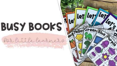 Busy Book MEGA BUNDLE - Activities & Printables Early Math and Literacy ...