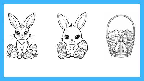 Easter Coloring Page Adventure for Little Learners! by Fun Learning ...