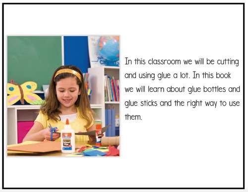 Glue {Social Story} by PreK Partner | TPT
