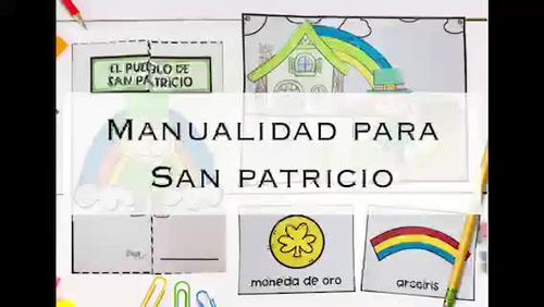 St Patrick's Day Writing Craft in Spanish | San Patricio Actividad de ...