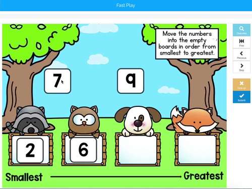 Ordering Numbers to 20 - Digital Task Cards - Boom Cards by My Teaching Pal