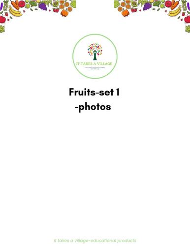 Fruit-identifying and labelling common fruits (real photos) | TPT