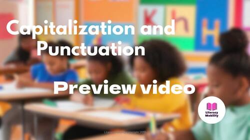 Capitalization and Punctuation Worksheets and PowerPoint Lesson | TPT