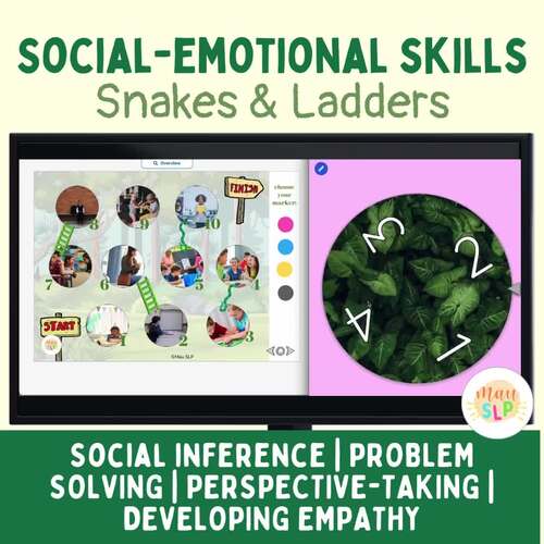 Social Emotional Skills: Inferencing and Perspective Taking Boom Cards™