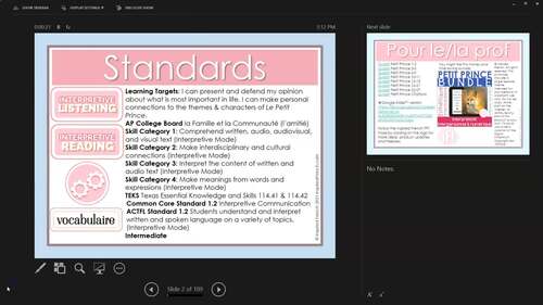 French The Little Prince Visual Vocabulary Culture Comprehensible Input ...