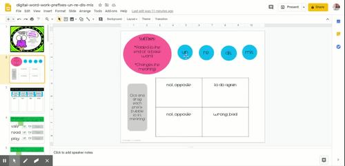 Digital Word Work: Prefixes: un-, re-, dis-, & mis- by ...