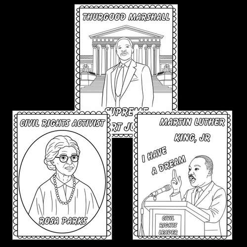 Black History Month Coloring Pages for Students | African American ...