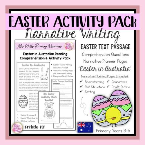 Easter in Australia | Reading Comprehension and Narrative Writing ...
