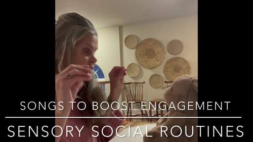 Sensory Routines - Songs 2 (open/shut, bus, bunnies, happy, hickory) ESDM