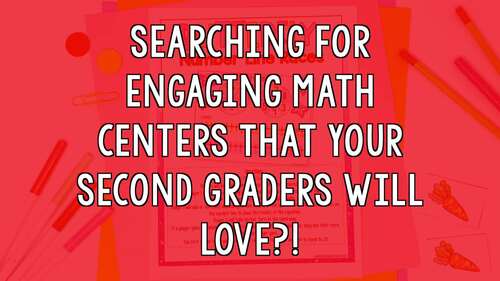 Second Grade Spring Math Center Games and Activities | April | TPT