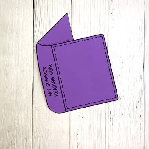 Summer Reading Goal Craftivity | End of Year Reading Challenge for K-6 ...