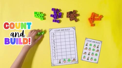 St. Patrick's Day Count, Graph, Tally Activities | Kindergarten Math ...