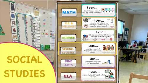 Alberta Curriculum, SOCIAL STUDIES Grade 3 I CAN STATEMENTS w Learning ...